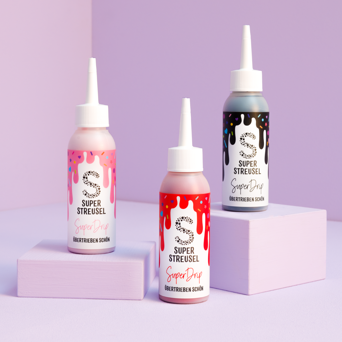 SuperDrip LoveSet | Super Streusel | Glazuur Set voor taarten en cakes ...